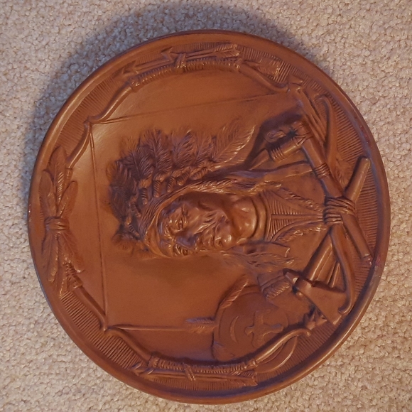 Accents | Vtg Native American 3d Plate | Poshmark